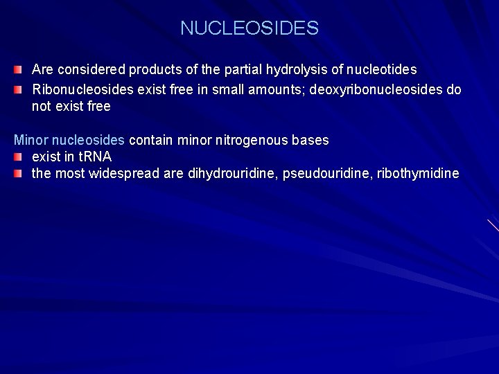Medical Biochemistry Molecular Principles of Structural Organization of