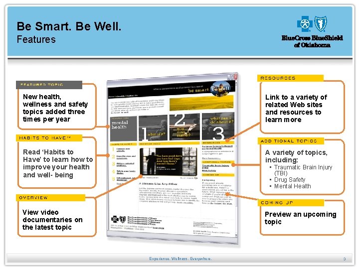 Be Smart Be Well Health and Safety Web
