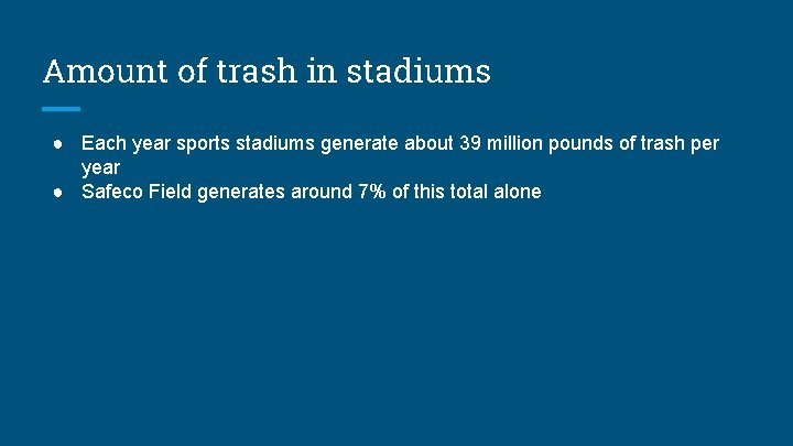 Stadium Pollution By Jeffrey Alex Justin And Connor