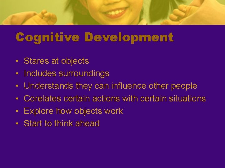 Infants and Toddlers The Beginning Years Motor Development