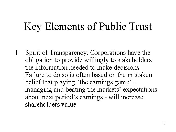 Restoring Credibility and Winning Stakeholders Trust Source BUILDING