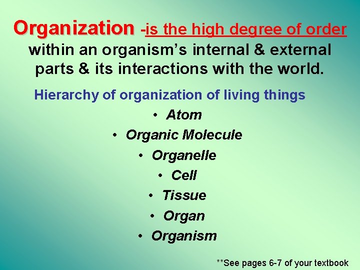 Biology Mrs Schalles Chapter 1 The Science of
