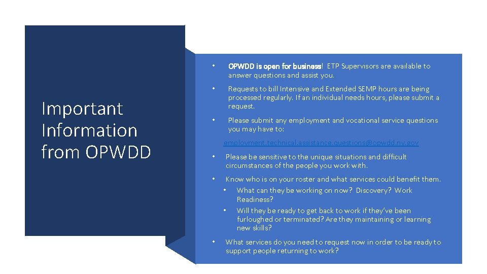 585 340 2051 Innovations in Employment Supports Basics