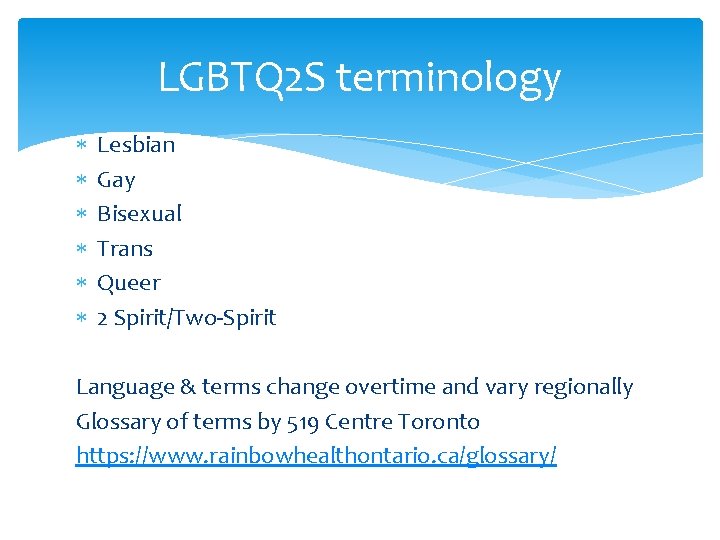 Overview of Risk and Resilience factors in LGBTQ