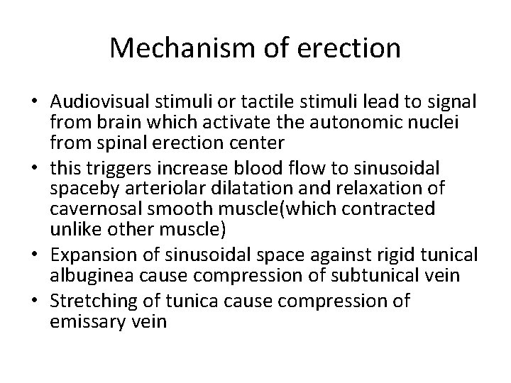 Erectile dysfunction Functional anatomy of penis The penis