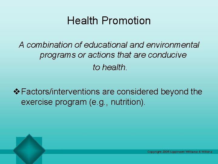 Chapter 4 Prevention and the Promotion of Health