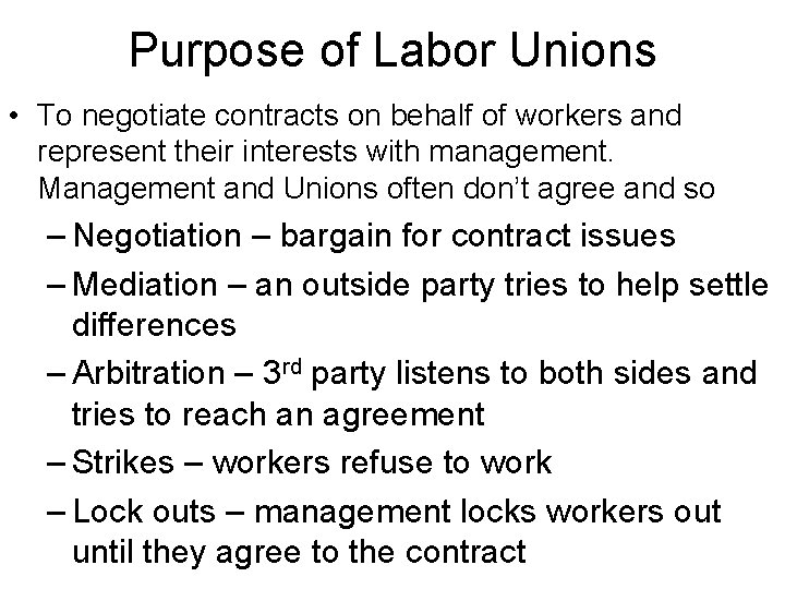 Business and the Economy Chapter 22 3 types