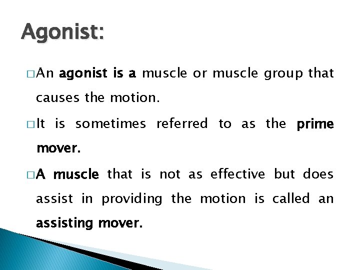 Role and Ranges of muscles By Dr Abbas