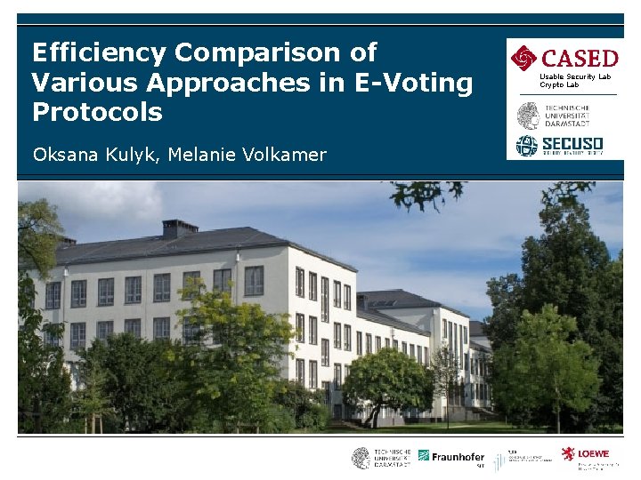 Efficiency Comparison of Various Approaches in EVoting Protocols