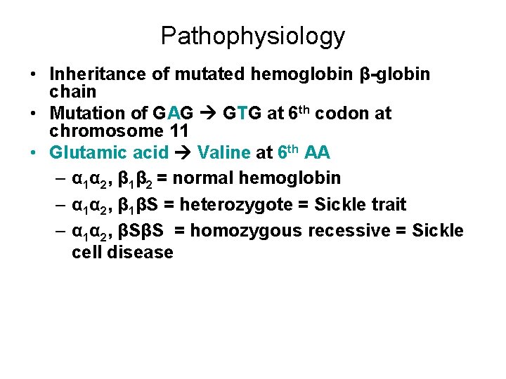 Haemoglobinopathies Haemoglobinopathies Inherited disorders of Hb ...