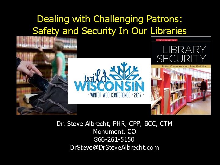 Dealing with Challenging Patrons Safety and Security In