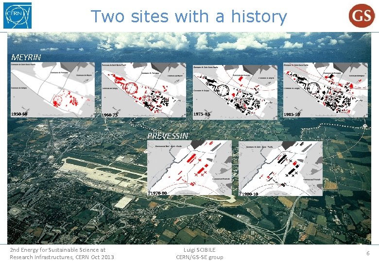 CERN campus mapping of the building versus energy