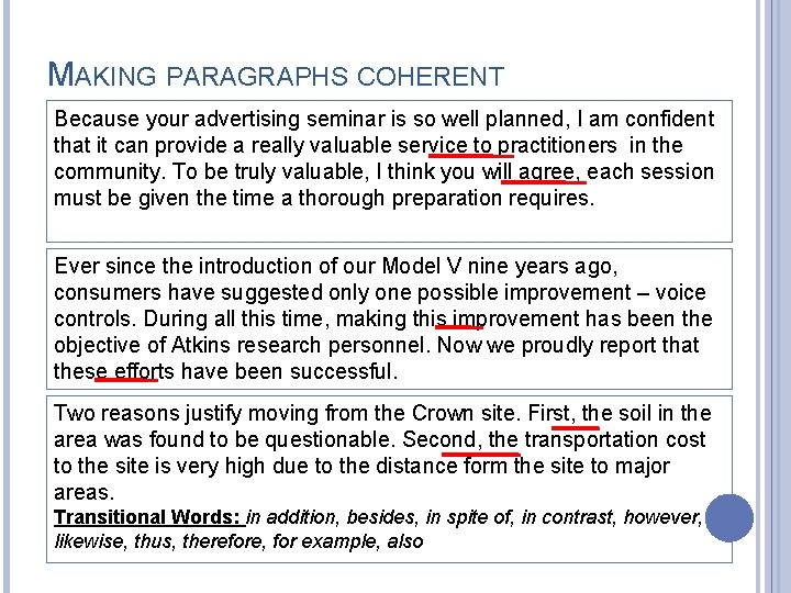 FUNDAMENTALS OF BUSINESS WRITING 3 BUS 340 Business