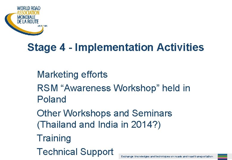 Road Safety Manual RSM Michael Griffith Chair of