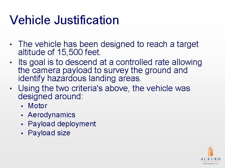 Project Nova Preliminary Design Review PDR Vehicle Overview