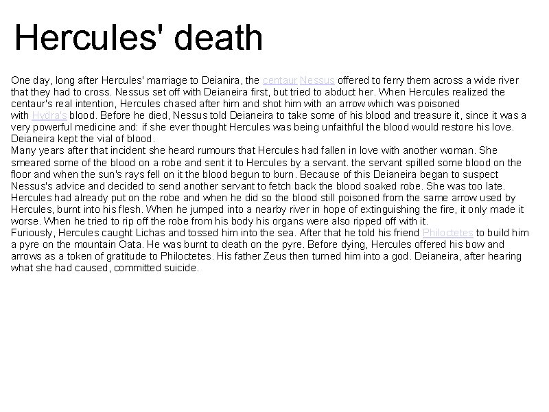 Hercules by Josh Howsmon Name origin Hercules Latin