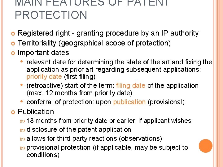 WHAT CAN BE PATENTED AND WHAT DOES THAT