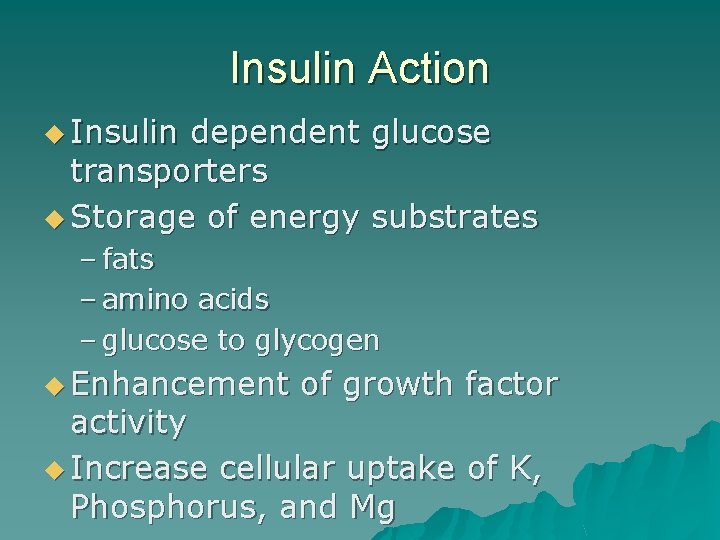 Pathophysiology Glucose Homeostasis Diabetes Mellitus Glucose ...