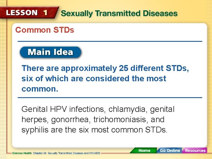 Sexually transmitted diseases STDs are highly communicable infections