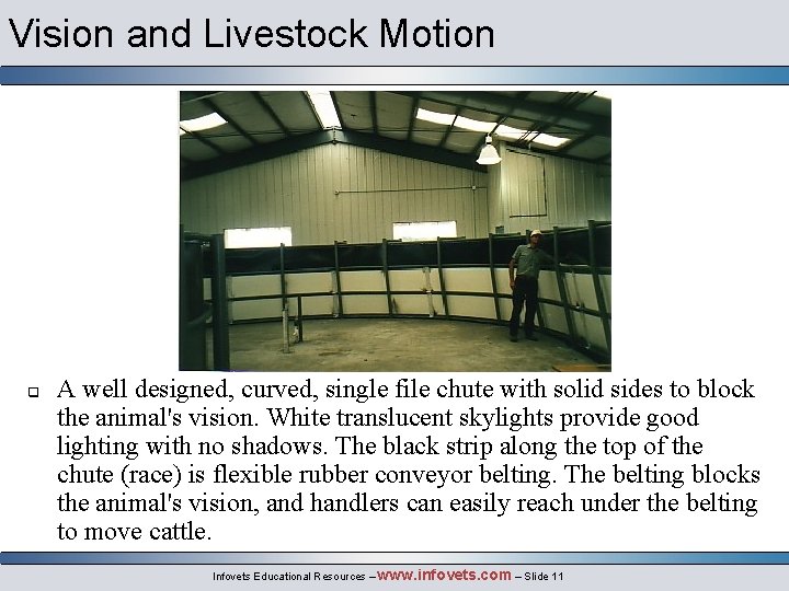 F 20 Livestock Facilities Handling and Behavioral Principles