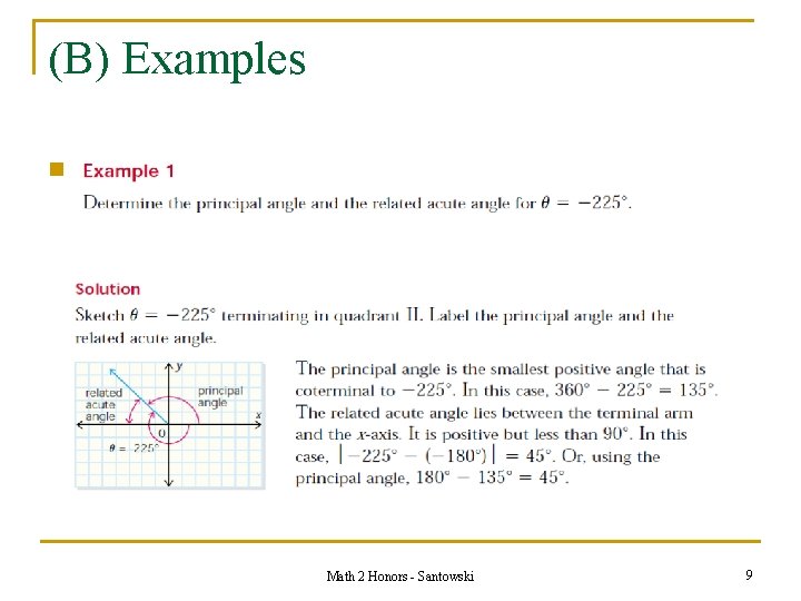 Lesson 41 Angles in Standard Position Radian Measure