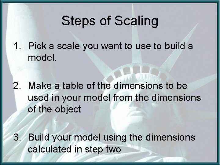 Scaling Scaling Scaling is a skill used by