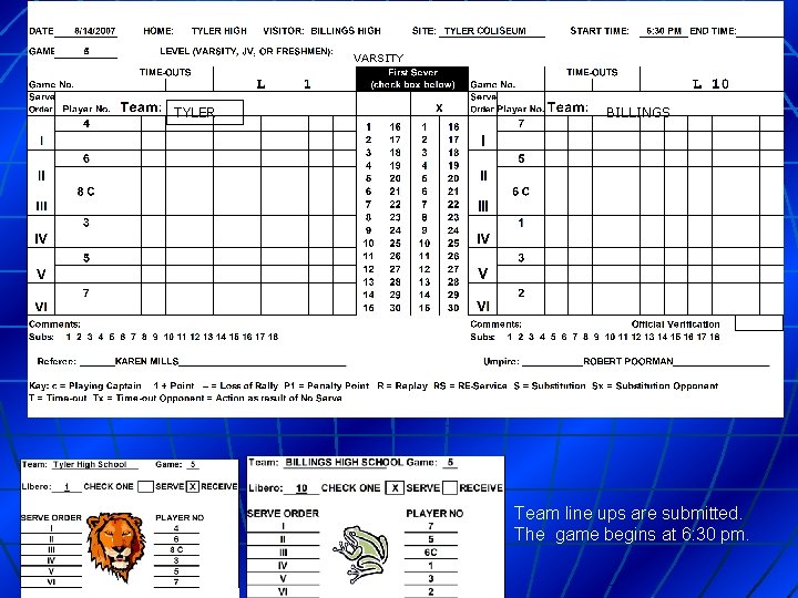 2007 RALLY SCORING GAME RALLY SCORING GAME This