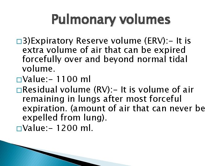 THE RESPIRATORY SYSTEM Respiration exchange of O 2