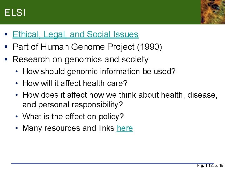 Michael R Cummings Chapter 1 Introduction to Human