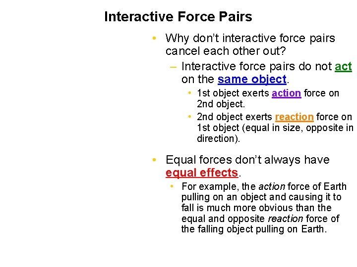 Newtons Laws of Motion Numero Tres Again Spanish