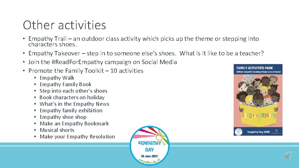 Empathy Day 10 th June 2021 Information for