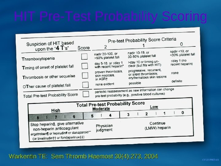 A HEPARIN INDUKLTA THROMBOCYTOPENIA HIT LABORATRIUMI DIAGNOSZTIKJA DR