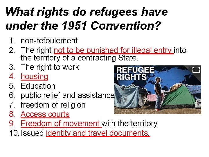 Global Refugee Crisis Review Monday October 22 2018