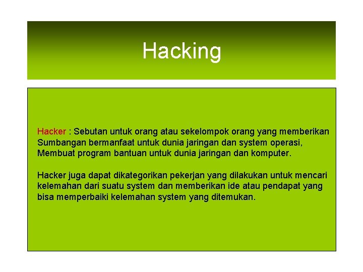 Malware Pengertian Malware Jenis jenis Malware Jalur Masuknya