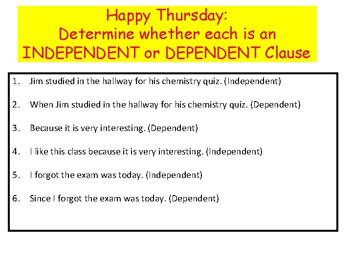 Happy Monday please complete on your BW Paper