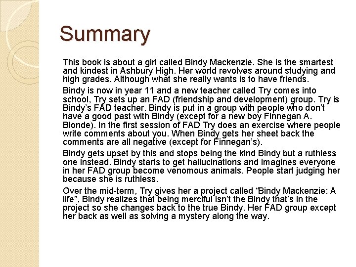 Book Review Becoming Bindy Mackenzie By Kate Ballance