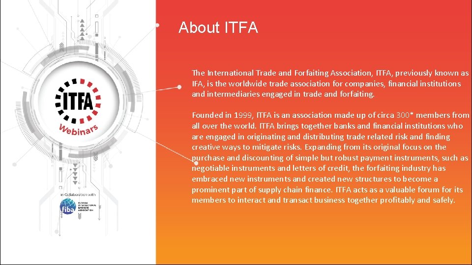 About ITFA The International Trade and Forfaiting Association