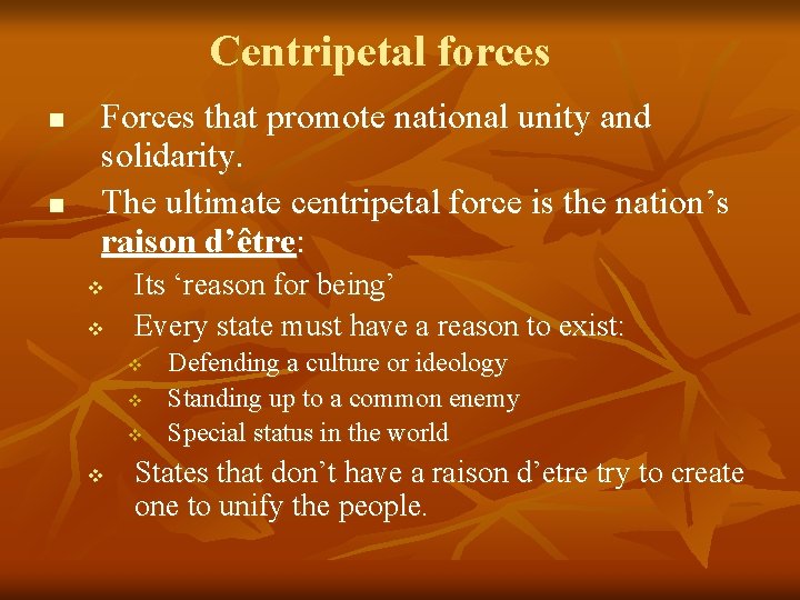 Centrifugal and Centripetal Forces What brings together or