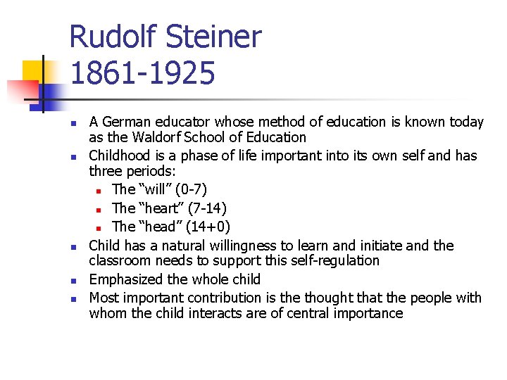 The History of ECE Whos Who Objectives n
