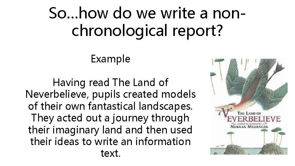 Home Learning English Wednesday Writing Today we will