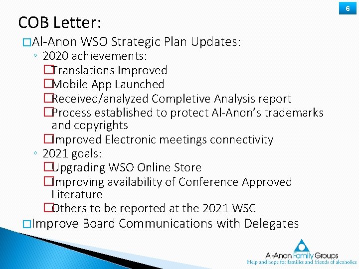 1 Colorado Delegates 2021 Spring Assembly Report Colorado