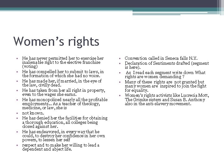 Calls for Change 1830 1860 Reform movements of