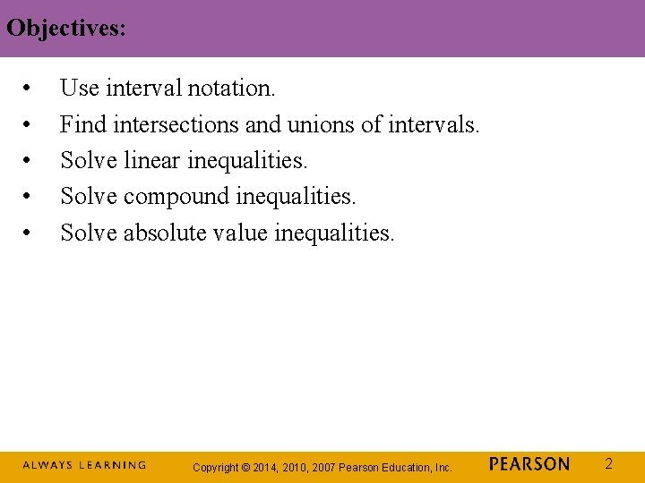 Chapter P Prerequisites Fundamental Concepts of Algebra 1