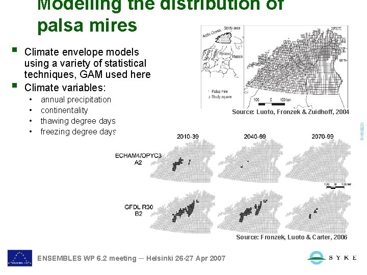 Probabilistic assessment of climate change impacts on subarctic