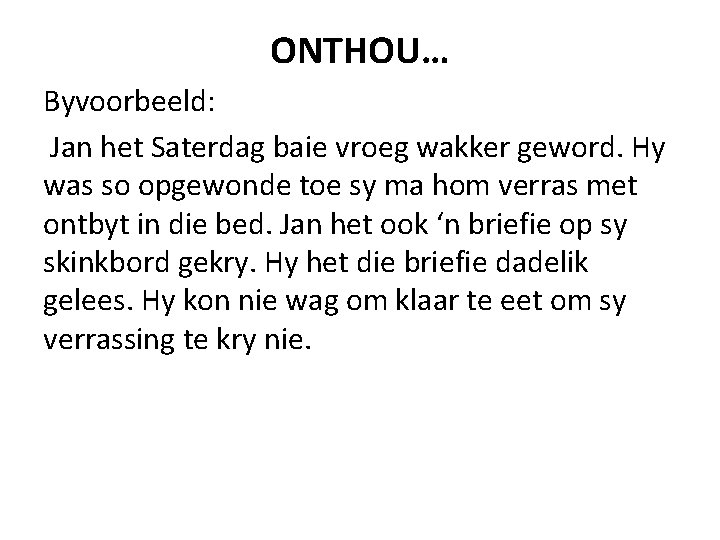 Skryf en aanbied beplan redigering proeflees skryf n