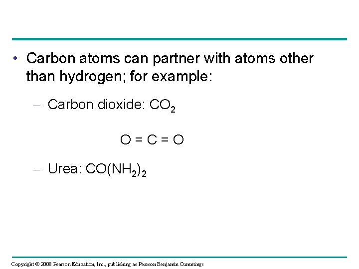 Chapter 4 Carbon and the Molecular Diversity of