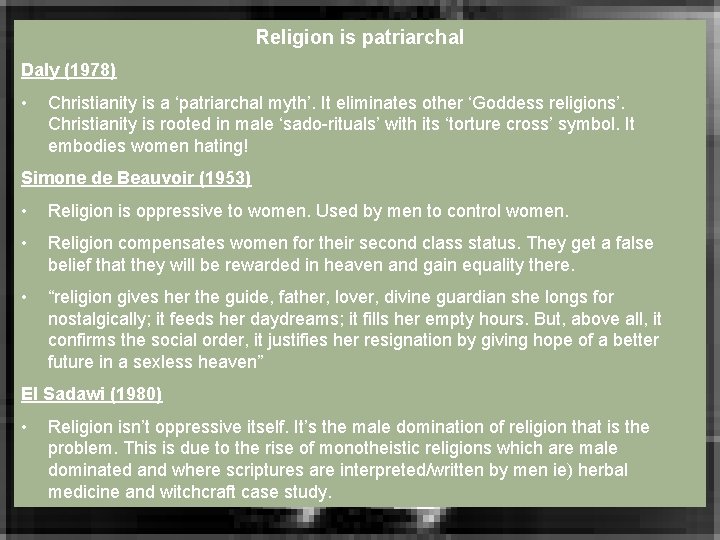 Using material from this ppt and your books