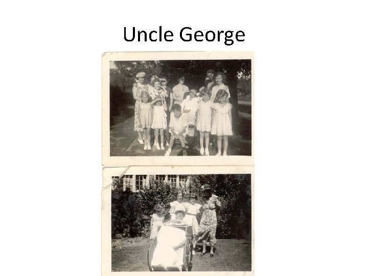 Uncle George Quick Fire During WWI many Americans