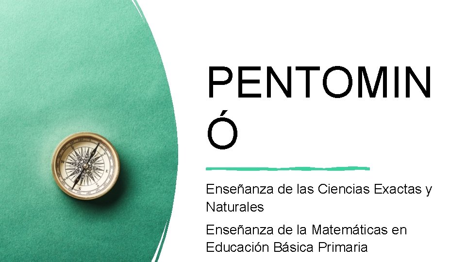 PENTOMIN Enseanza de las Ciencias Exactas y Naturales