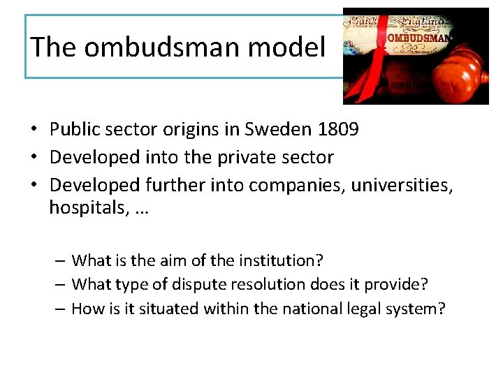 Consumer ombudsmen and access to justice for vulnerable